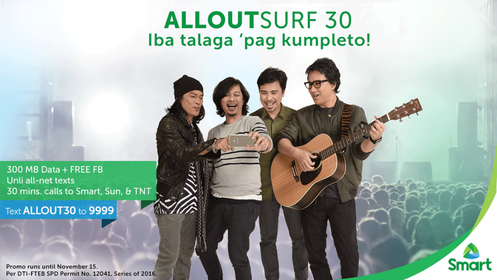 SMART All Out Surf: Calls, Unli All Net Texts, and Mobile Data in One ...