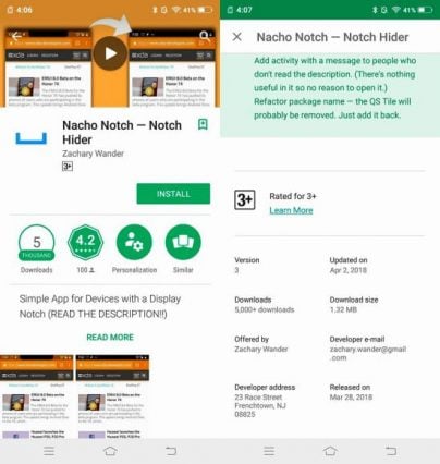 How to hide the screen notch of Android smartphones | NoypiGeeks