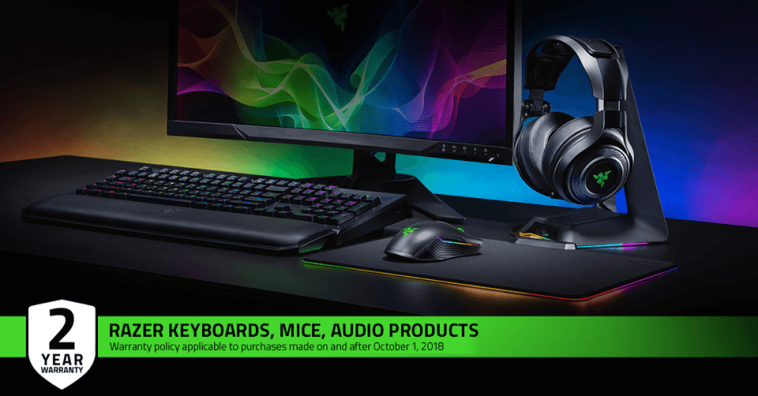 Razer products warranty coverage extended to 2 years | NoypiGeeks