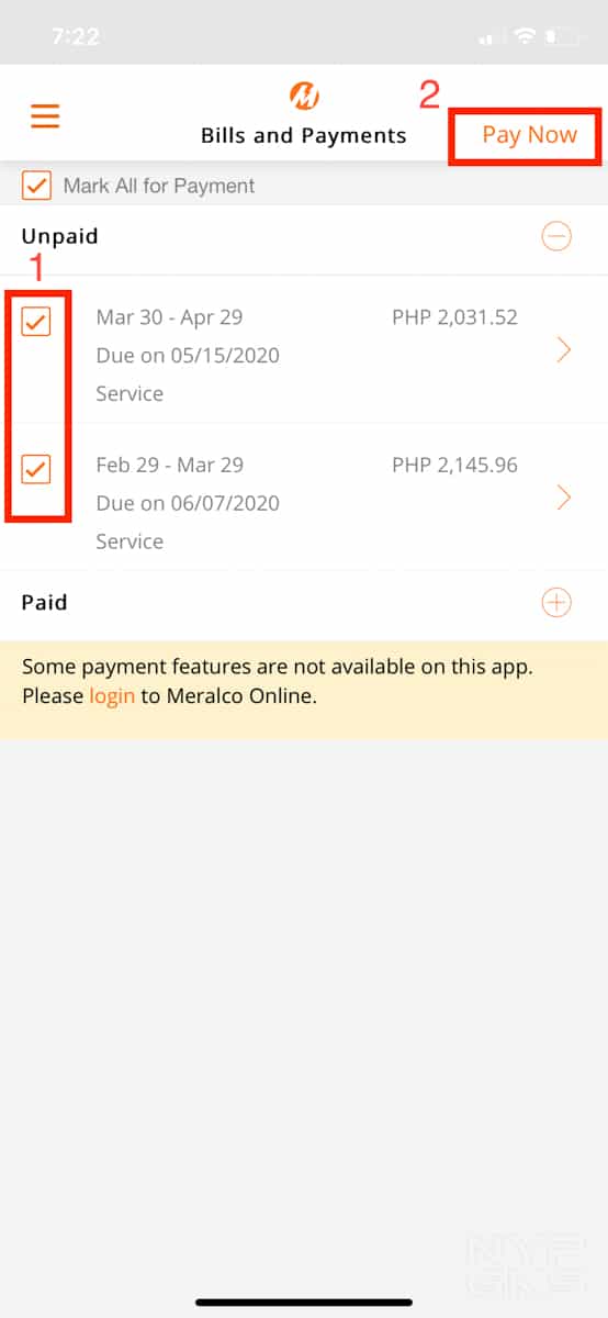 How to pay electricity bills using the MERALCO app | NoypiGeeks