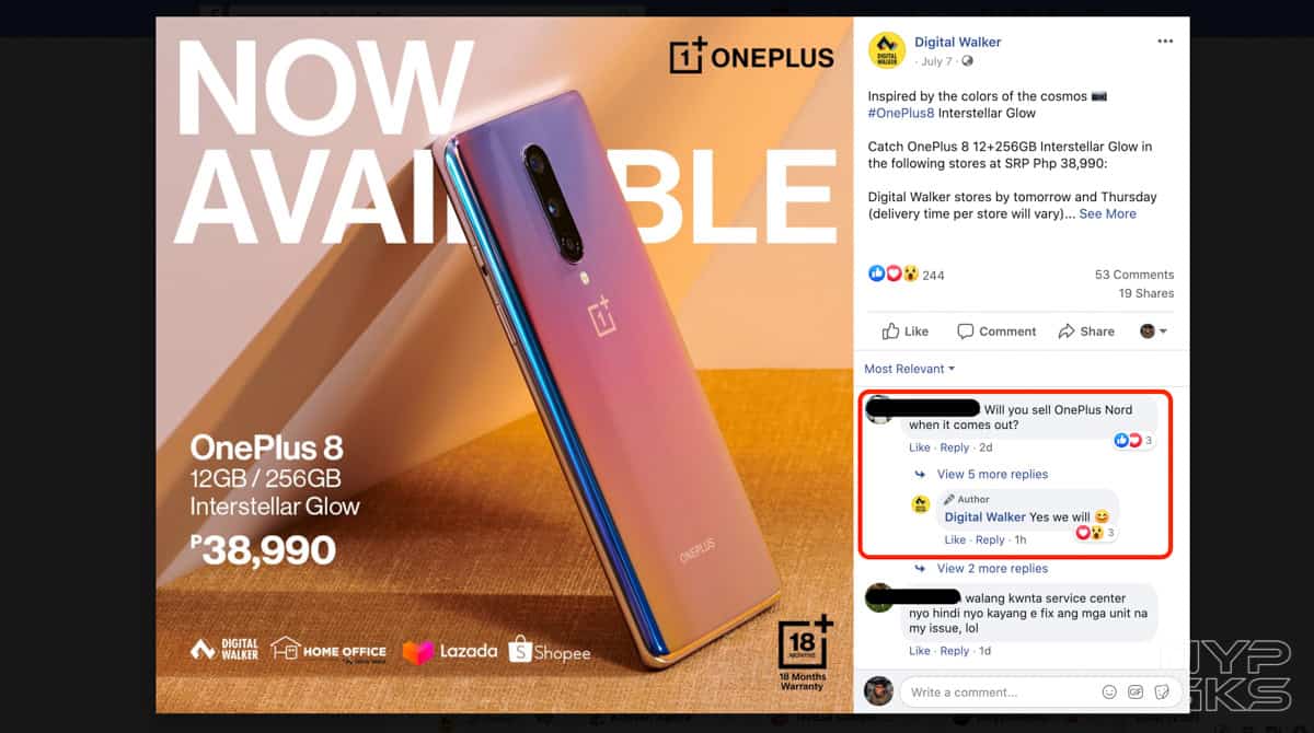 OnePlus Nord confirmed to arrive in the Philippines | NoypiGeeks