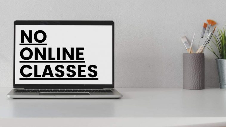 Online classes suspended due to anticipated internet maintenance ...