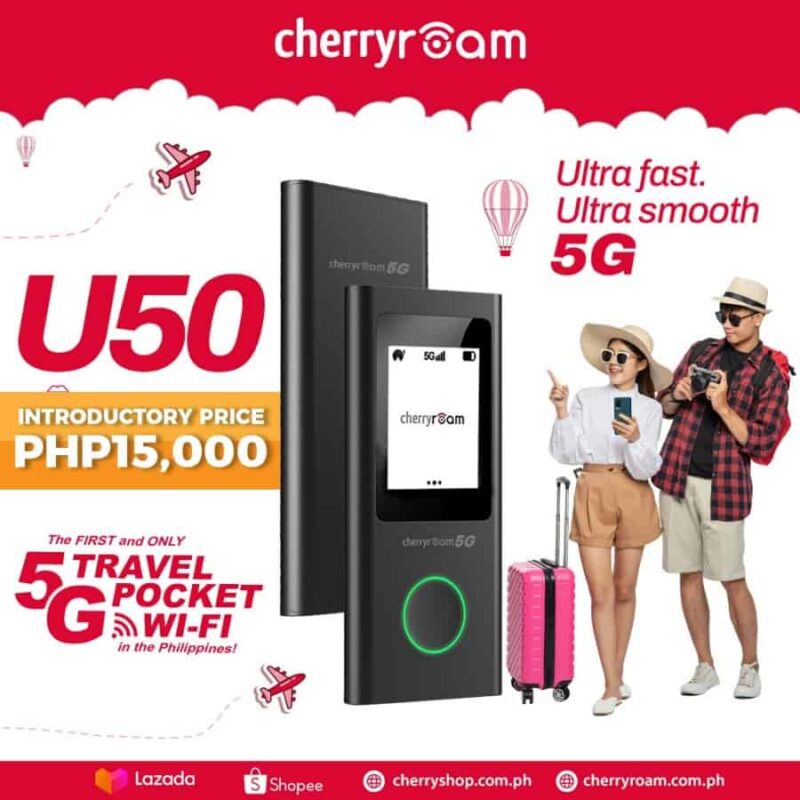 Cherry Roam 5G U50 travel pocket WiFi now available | NoypiGeeks