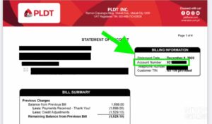 How to find your PLDT Account Number | NoypiGeeks