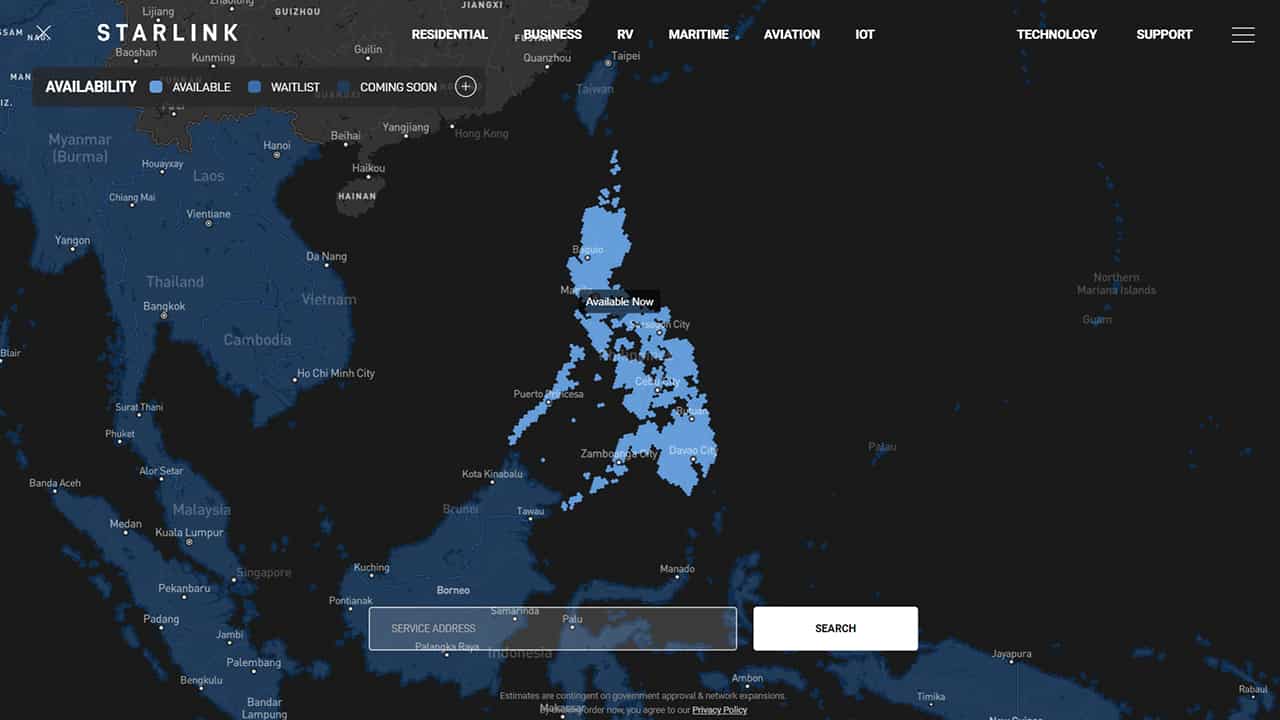 Starlink satellite internet service now available in the Philippines ...