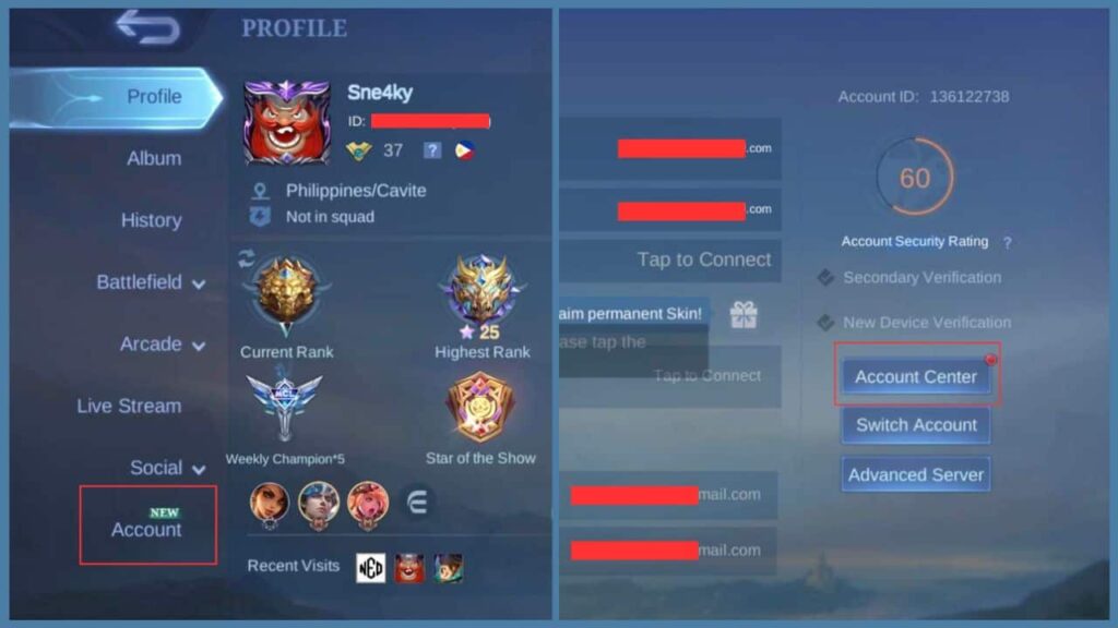 How to delete your Mobile Legends account | NoypiGeeks