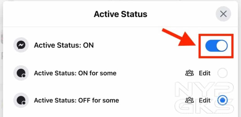How to turn off 'Active Now' green dot status on Facebook | NoypiGeeks