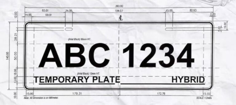 LTO Temporary and Improvised Plates guidelines | NoypiGeeks