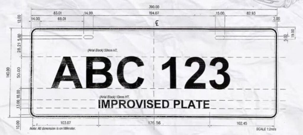 LTO Temporary and Improvised Plates guidelines | NoypiGeeks