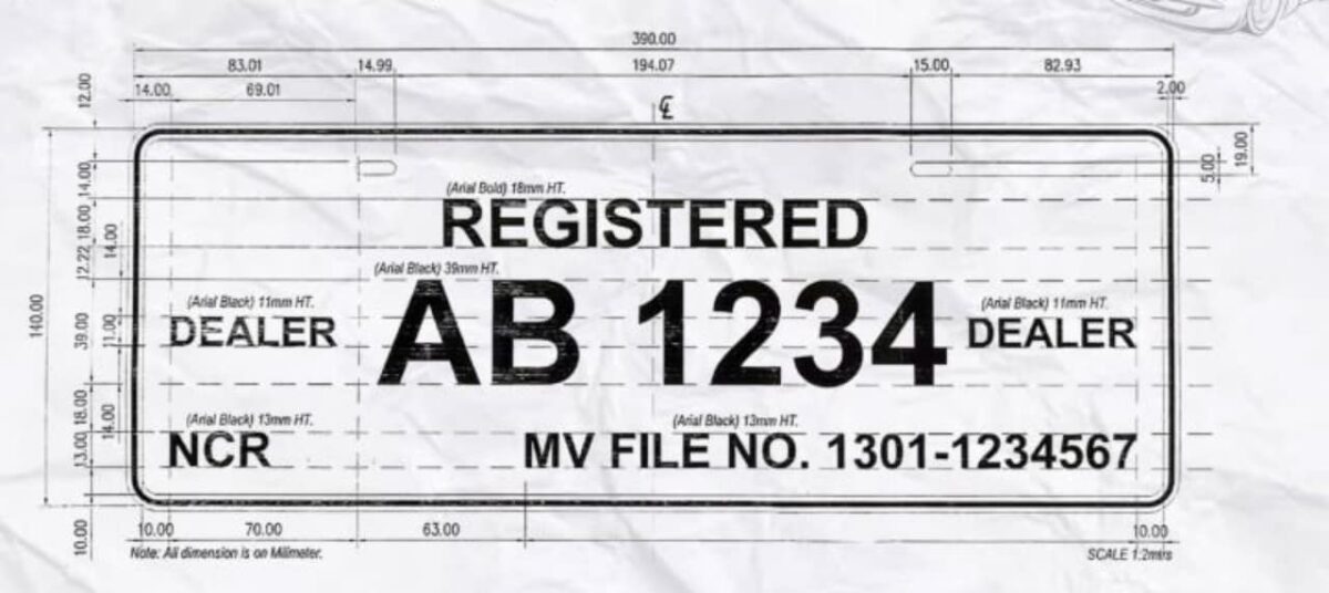 LTO Temporary and Improvised Plates guidelines | NoypiGeeks