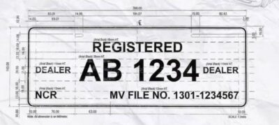 LTO Temporary and Improvised Plates guidelines | NoypiGeeks