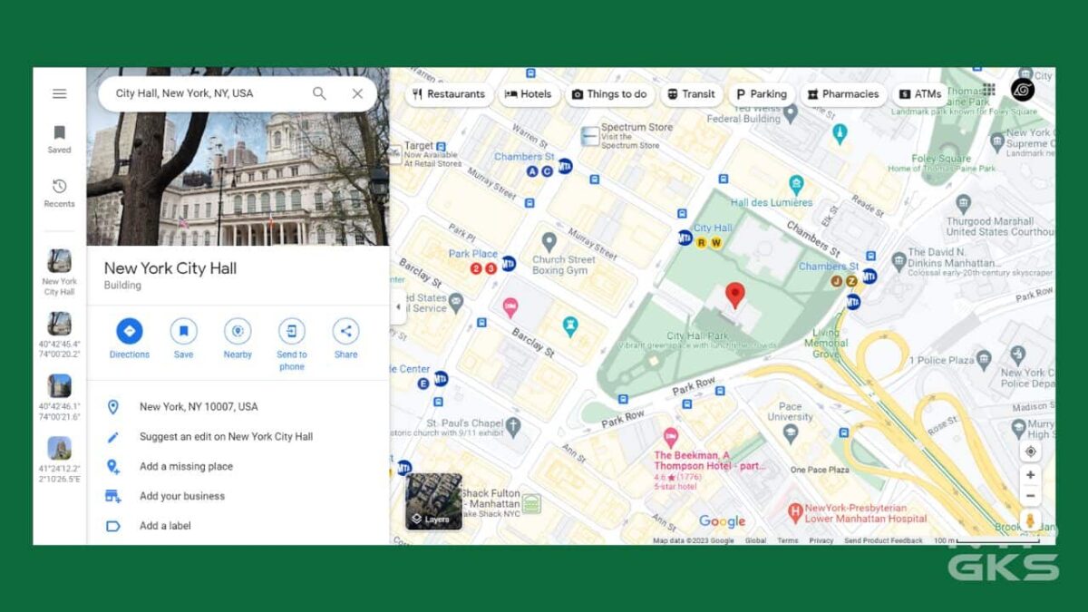 How to use latitude and longitude coordinates in Google Maps | NoypiGeeks