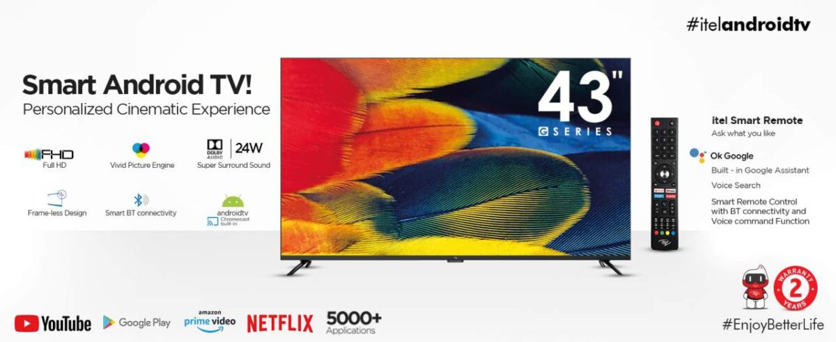 Itel G series Android TV now in the Philippines | NoypiGeeks