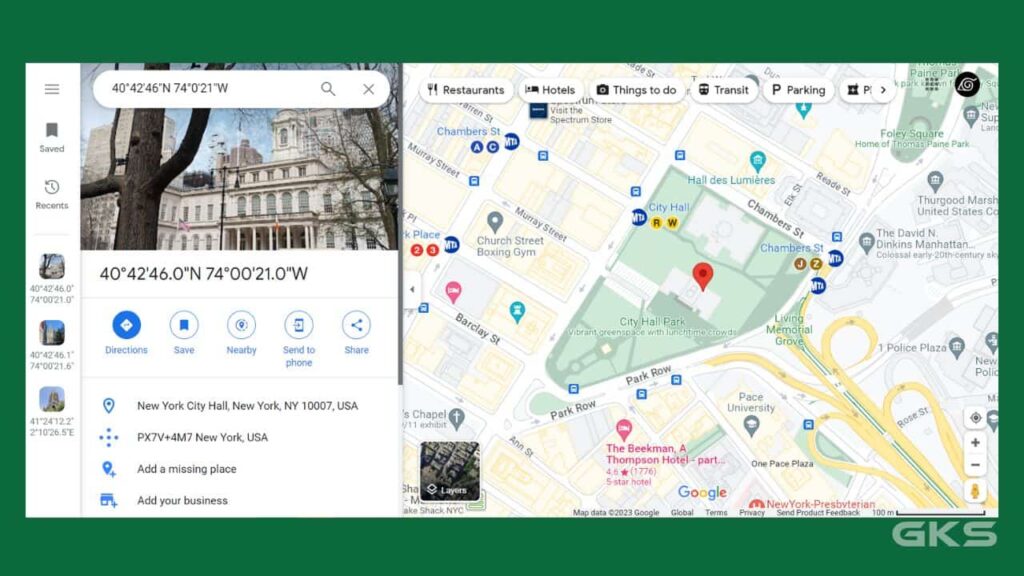 How to use latitude and longitude coordinates in Google Maps | NoypiGeeks