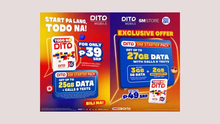 DITO SIM Starter Pack promo is extended until June 30