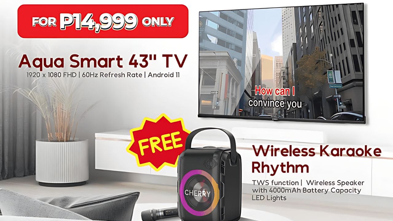 DEAL ALERT: CHERRY's 43-inch Smart TV comes with Karaoke machine for ...