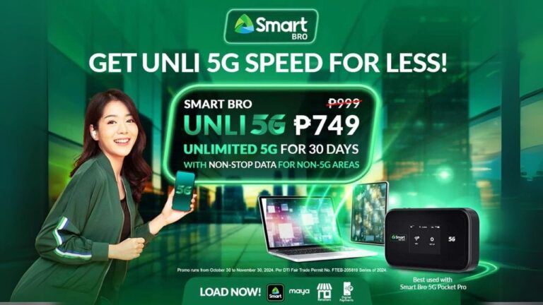 Smart Bro UNLI 5G promo gets a price drop | NoypiGeeks