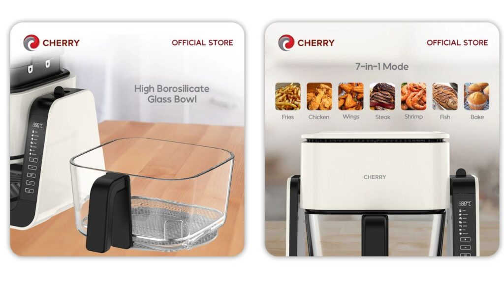 CHERRY Flip and Cook Air Fryer AF600 now available | NoypiGeeks