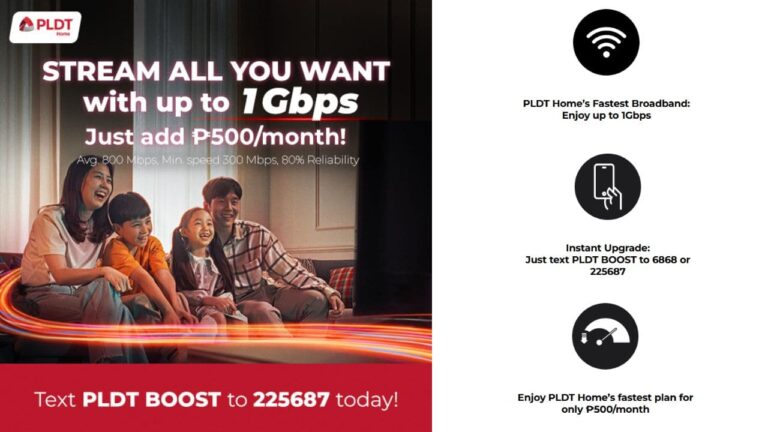 PLDT Home Speed Add-On offers up to 1Gbps for extra Php500/mo | NoypiGeeks
