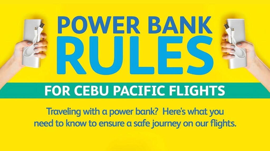 Cebu Pacific power bank rules for air travelers | NoypiGeeks