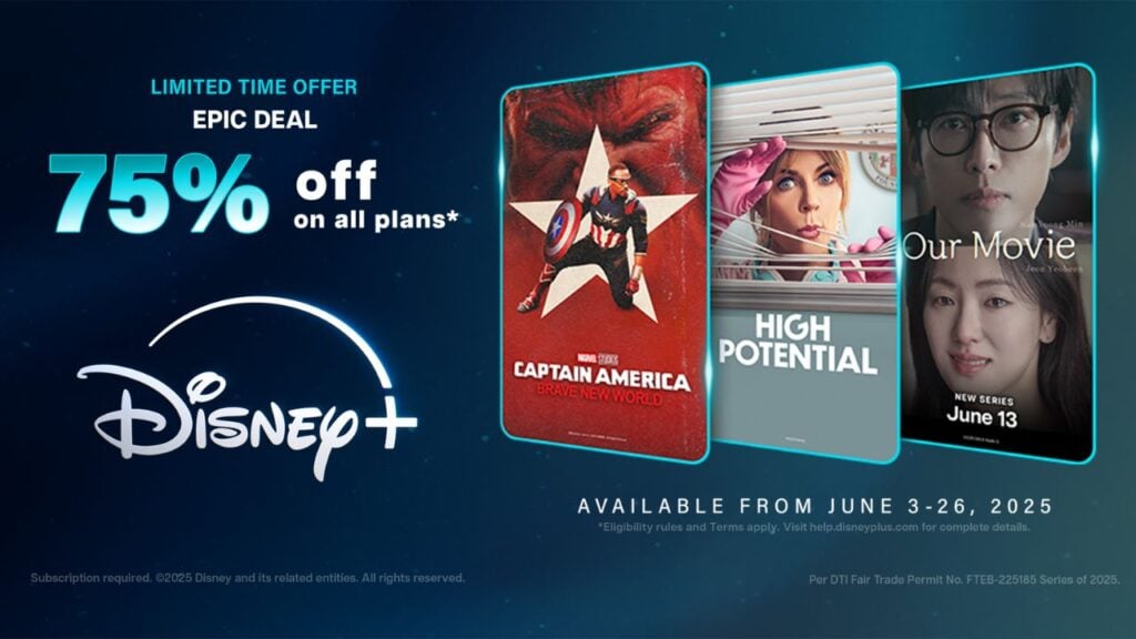 Disney Plus PH streaming plans get massive 75% discount | NoypiGeeks