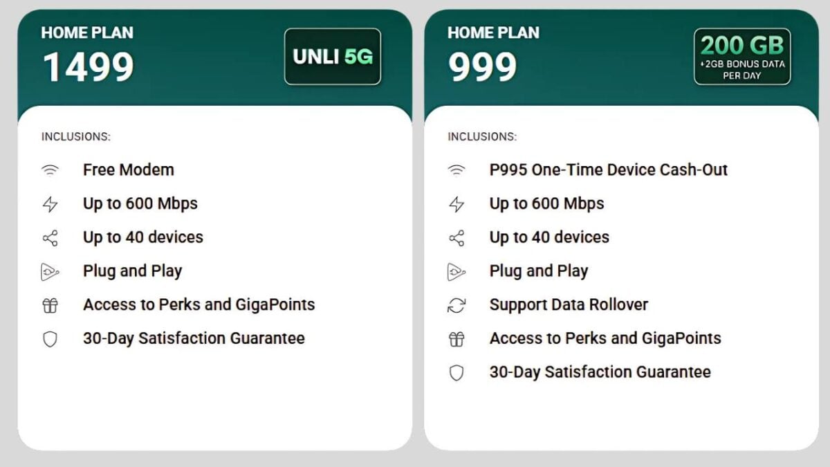 Smart Home WiFi's 5G plans have up to 600Mbps speeds, supports up to 40 ...