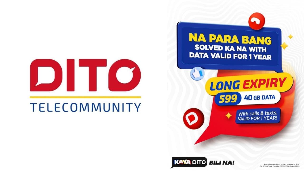 DITO Long Expiry 599 promo launched, valid for 1 year | NoypiGeeks
