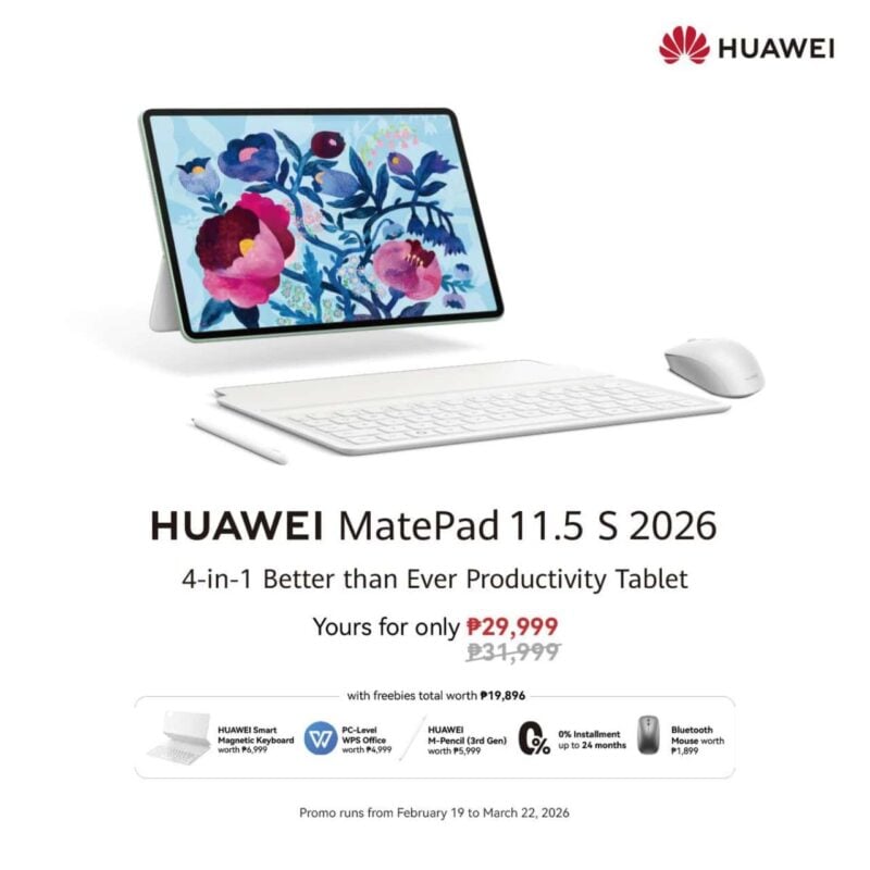HUAWEI MatePad 11.5 S 2026 launched in PH | NoypiGeeks