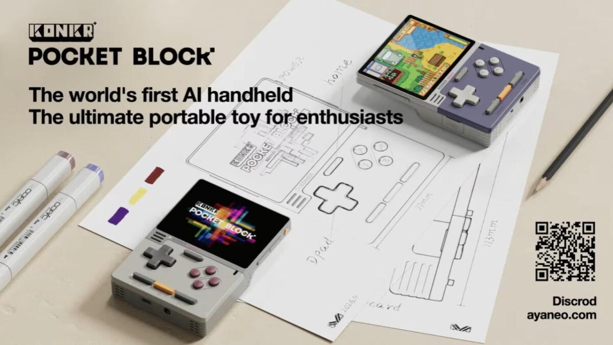 Ayaneo's Konkr Pocket Block will be the world's first AI handheld ...